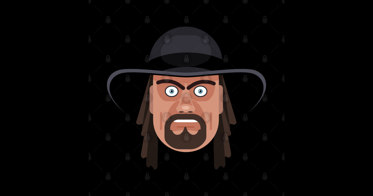 Undertaker Head - Undertaker - Sticker | TeePublic
