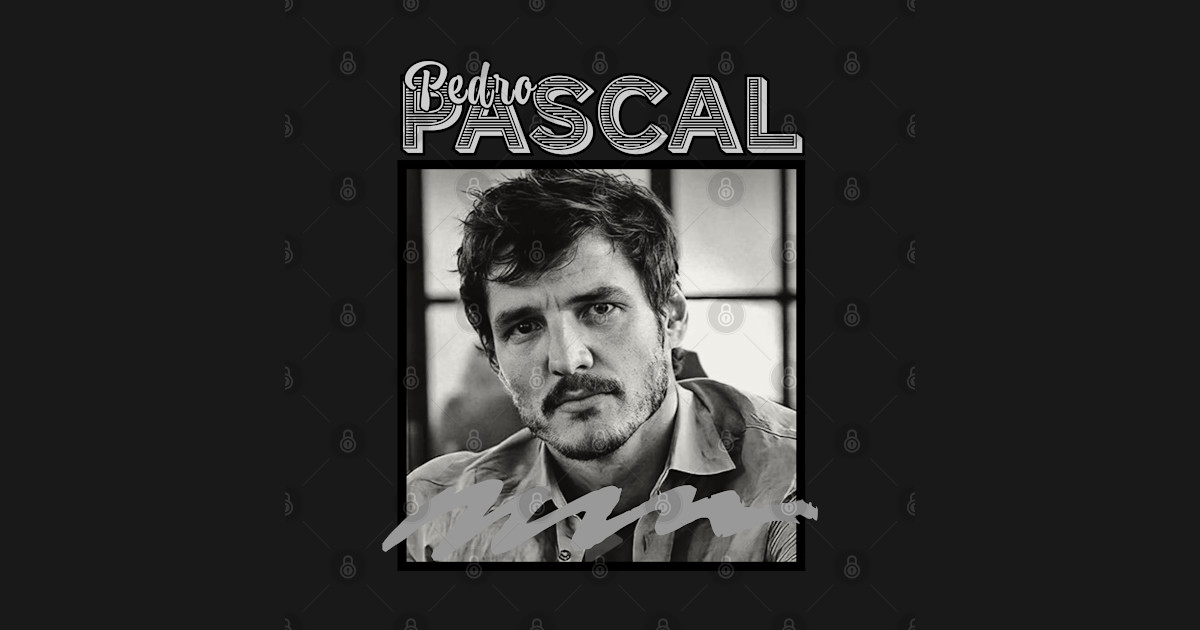 Pedro Pascal / Vintage Photo - Pedro Pascal - T-Shirt | TeePublic