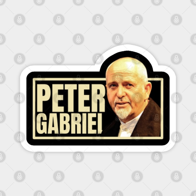 Peter Gabriel / 80s Aesthetic Fan Art Design - Peter Gabriel - Magnet ...