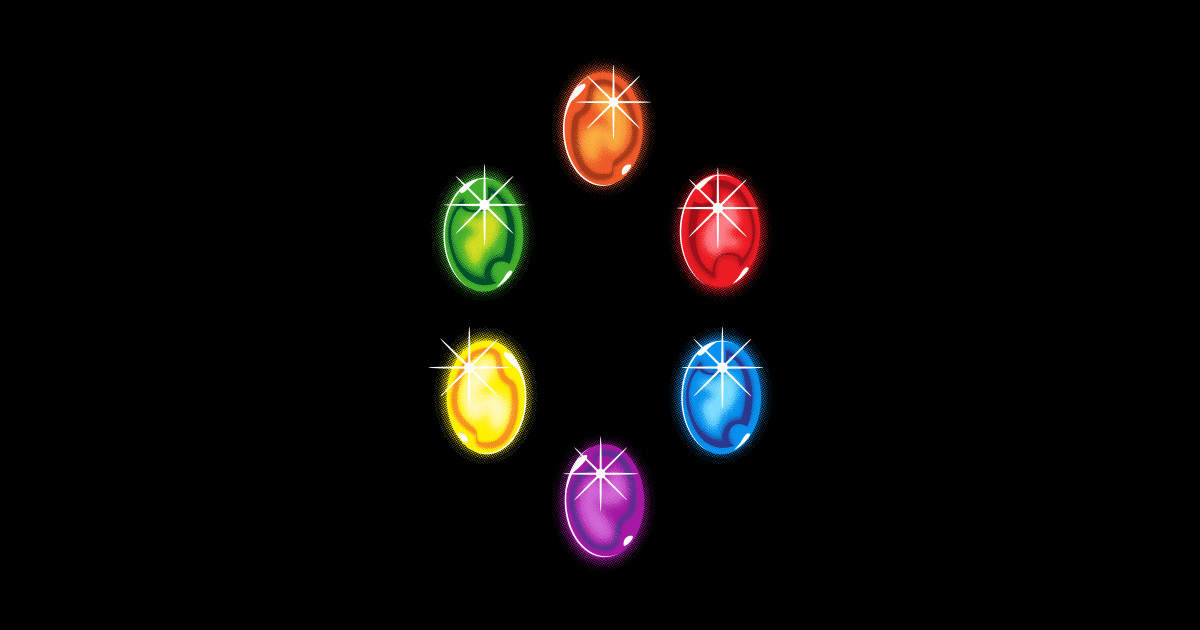 Infinity Stones - Avengers - Sticker | TeePublic
