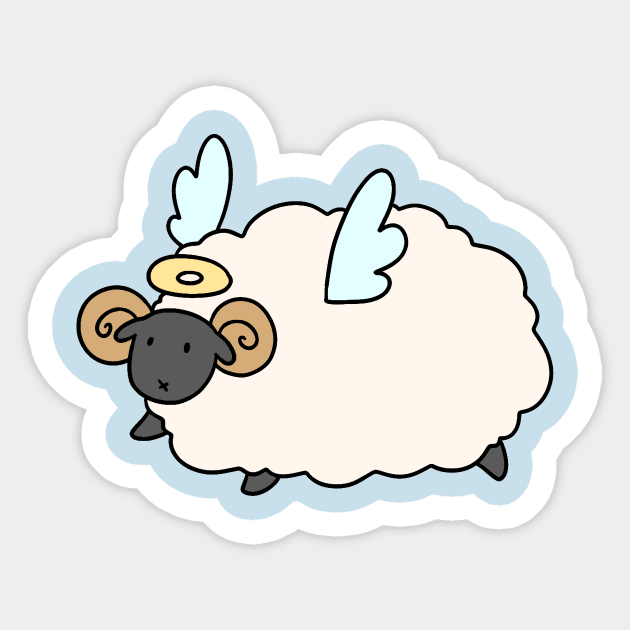 Angel Ram - Ram - Sticker | TeePublic
