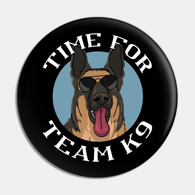 K9 Police Officer Police Dog K9 Unit - K9 Handler - Pin | TeePublic