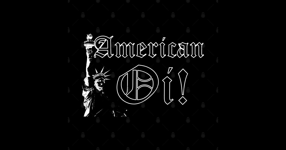 American Oi! - Skinhead - Sticker | TeePublic
