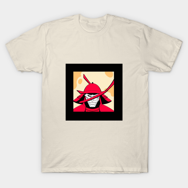 The Red Shogun - Samurai Warrior - T-Shirt | TeePublic