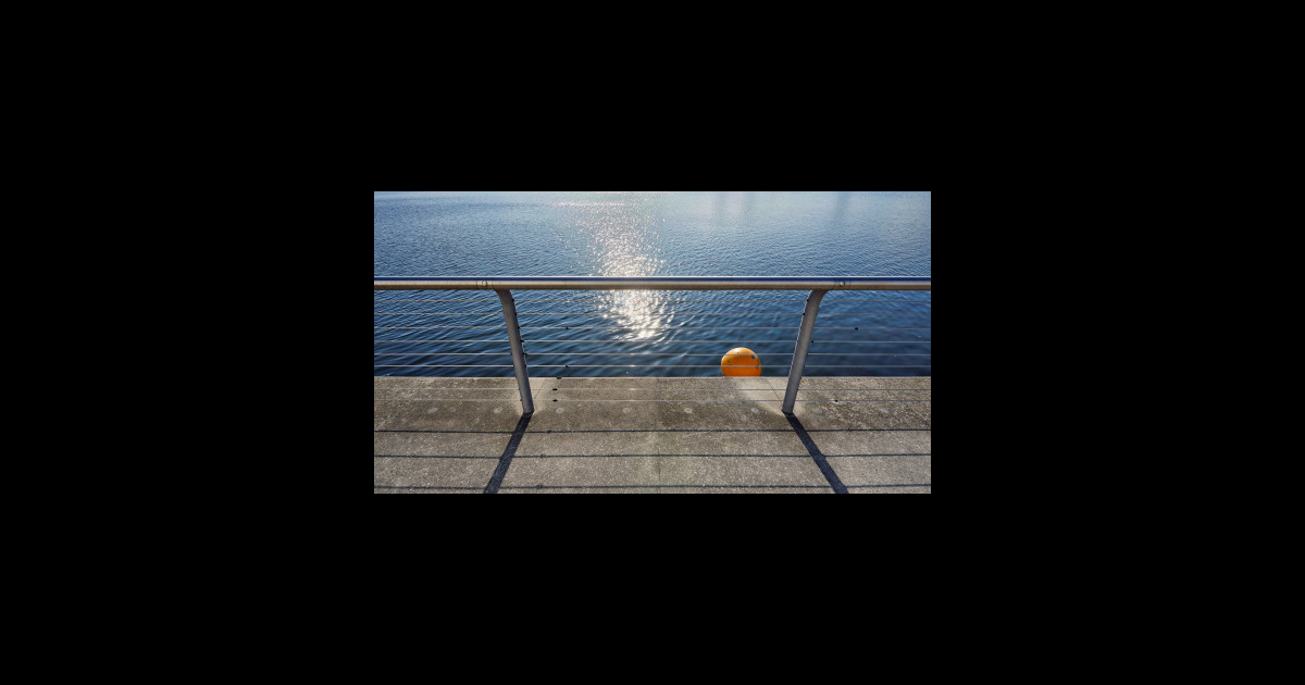 Water & Railings - Water - Sticker | TeePublic