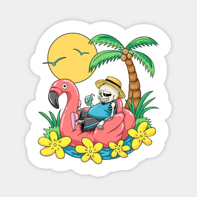 Summer Sans from Undertale - Undertale - Magnet | TeePublic