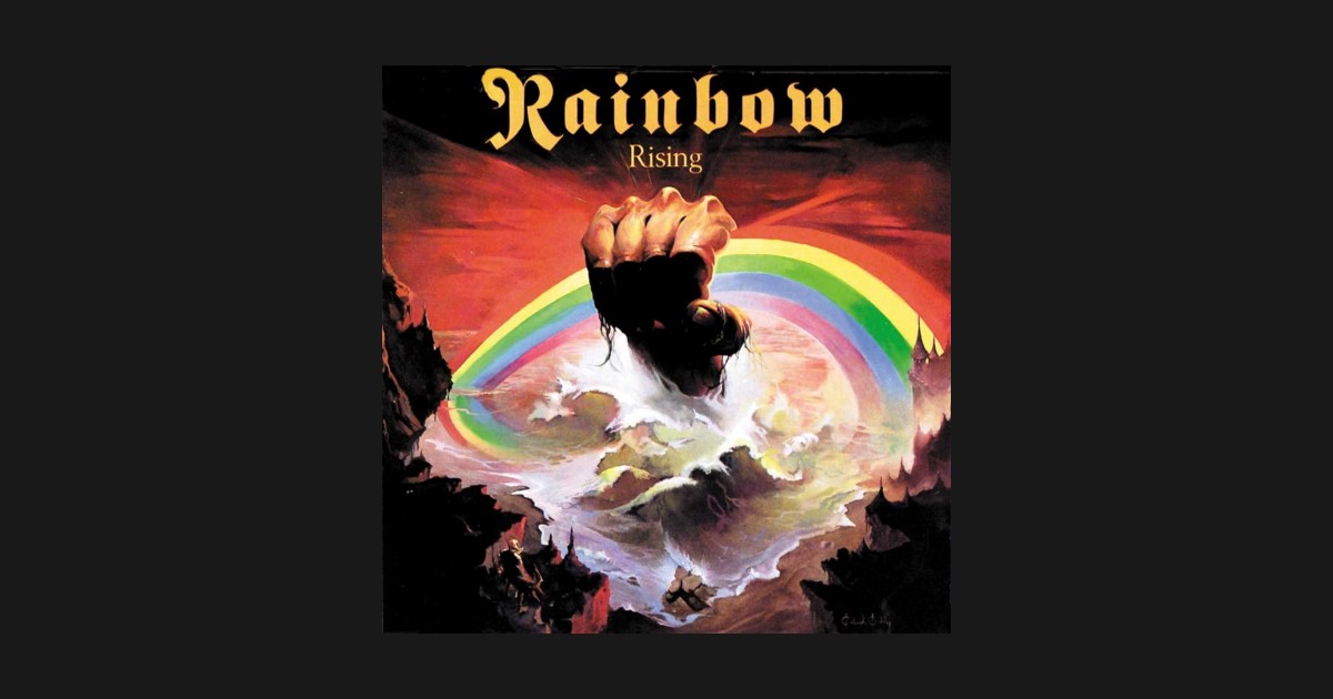 Rainbow - Rising album 1976 - Rainbow - T-Shirt | TeePublic