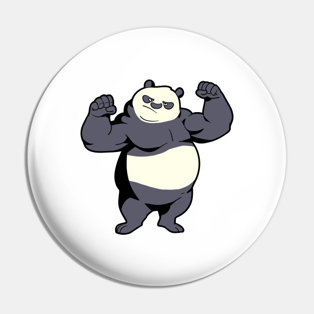 Fitness bodybuilder Panda shows muscles - weight training - Panda - Pin ...