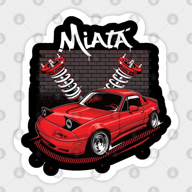 Mazda MX-5 - Mazda Mx5 - Sticker | TeePublic