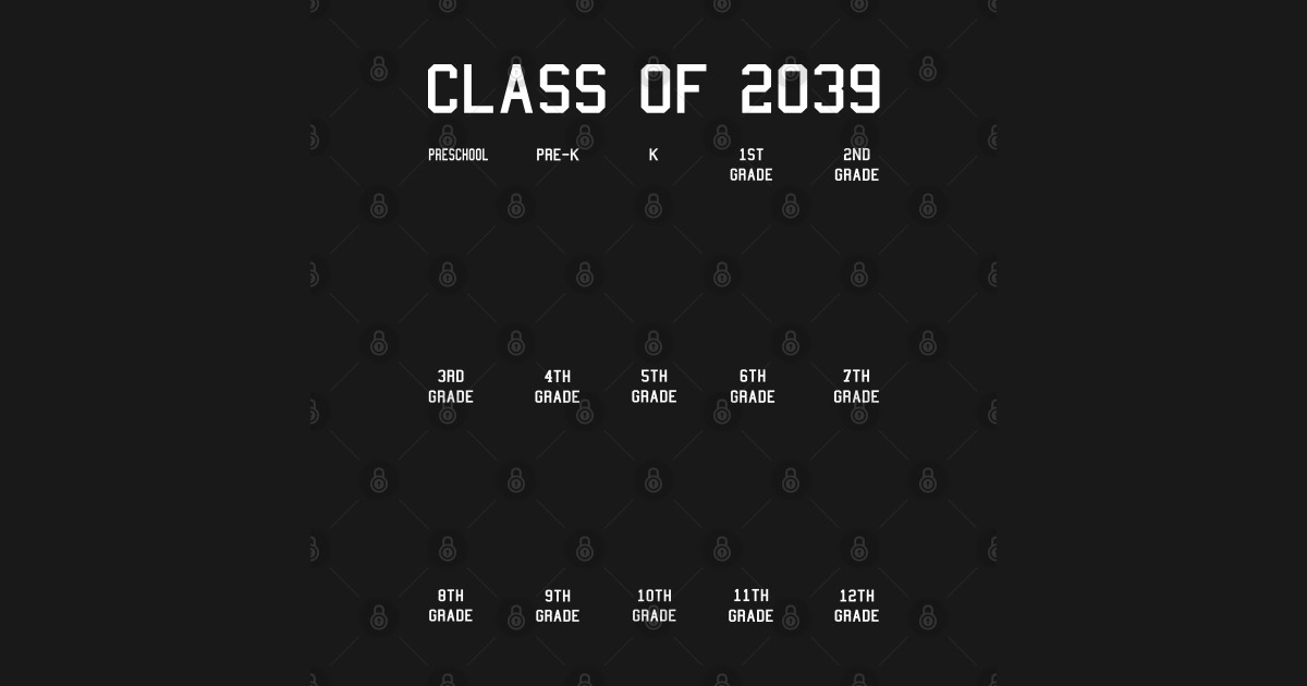 Class of 2039 Grow with Me Graduation Preschool First Day Handprints ...