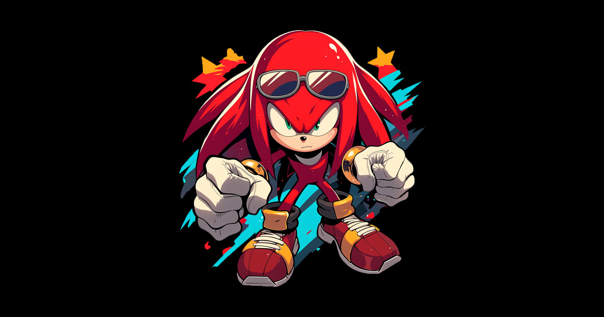knuckles - Knuckles - Sticker | TeePublic