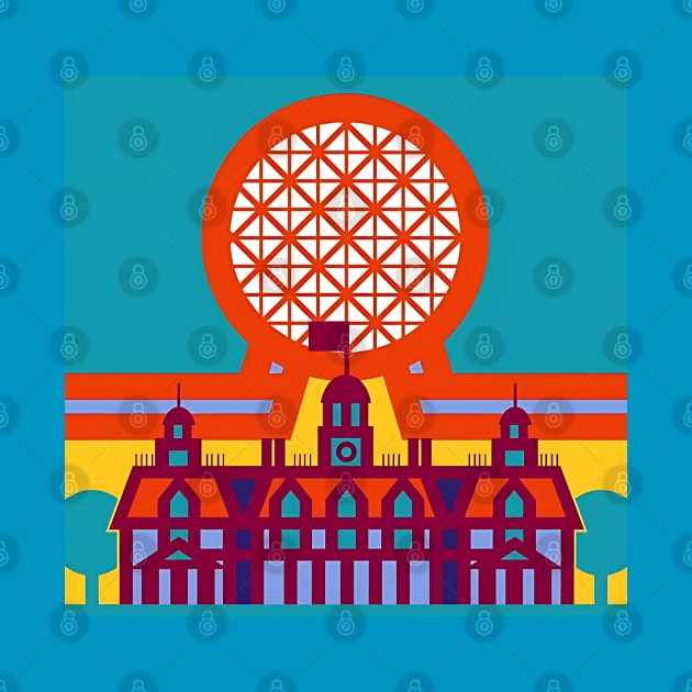 Retro Epcot Center Logo - Vintage Epcot - T-Shirt | TeePublic