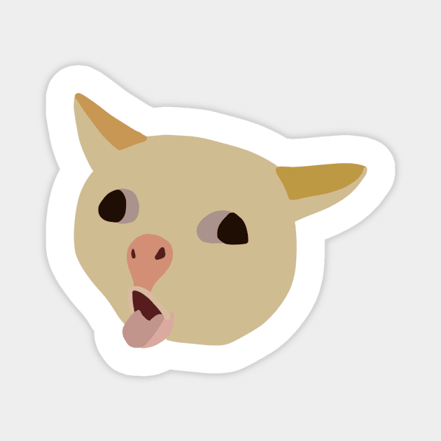 Coughing Cat Meme - Meme - Magnet | TeePublic