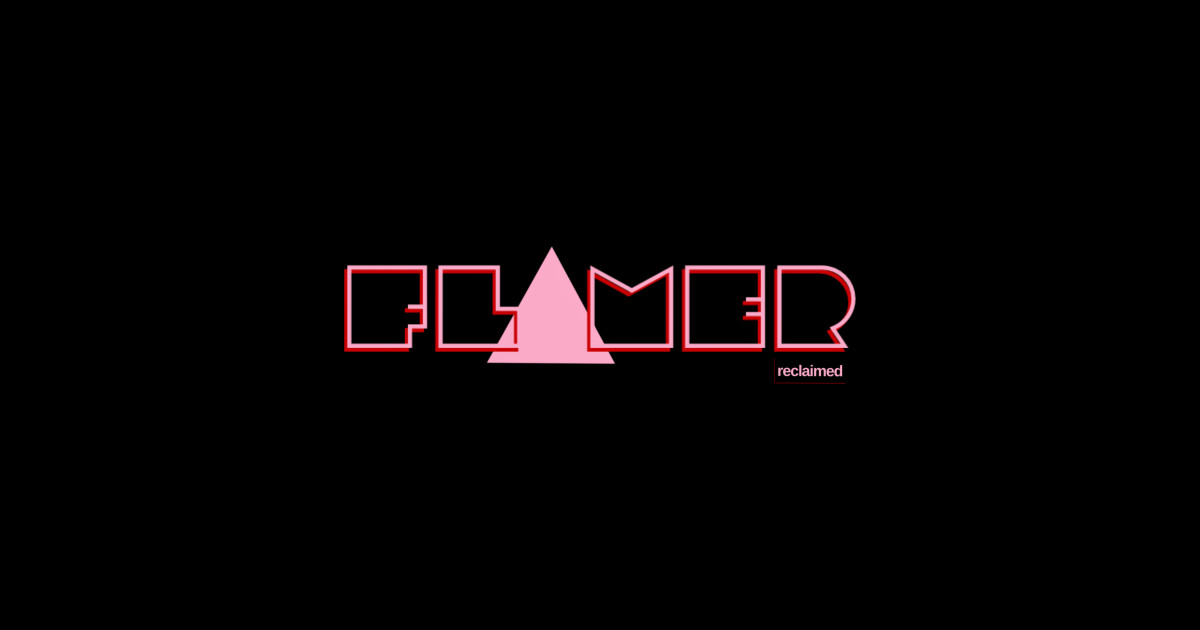 Flamer Reclaimed - Pink Triangle - Gay - Sticker | TeePublic