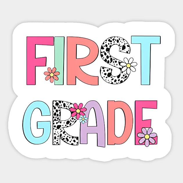Retro Back to School Bundle, first Grade, First Day of School, Leopard ...