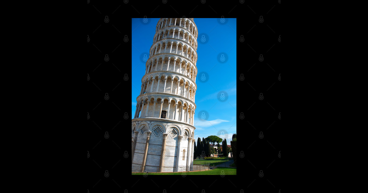 Leaning Tower of Pisa - Leaning Tower Of Pisa - Sticker | TeePublic