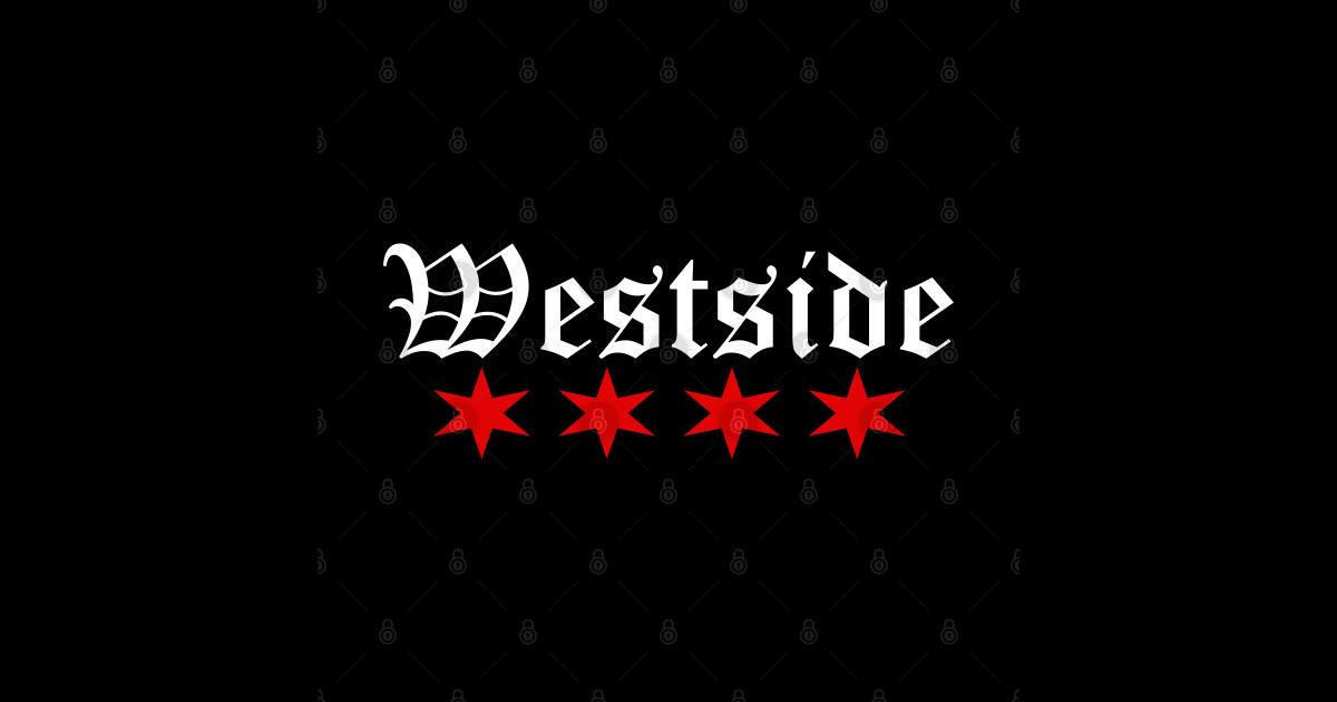 Westside with Chicago flag stars Westside pride shirt - Westside ...