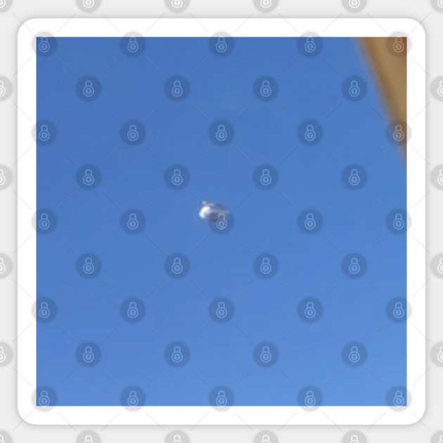 Metallic Blimp with Payload UAP / UFO (W-72) - Us Navy - Sticker ...