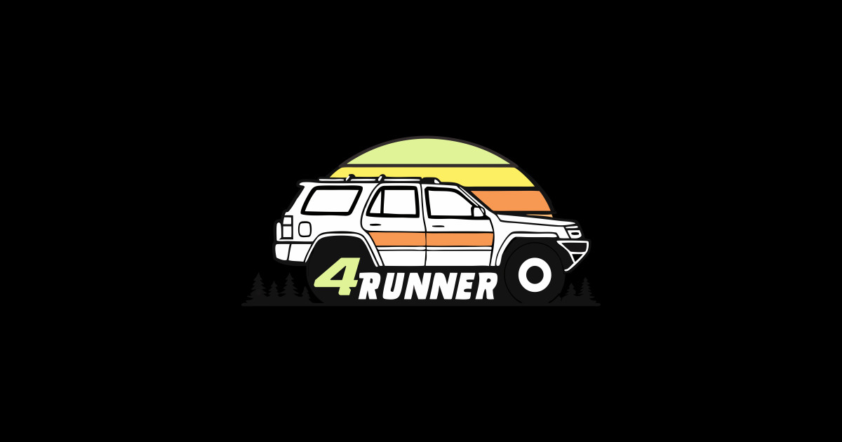 4runner retro - 4runner Retro - Sticker | TeePublic