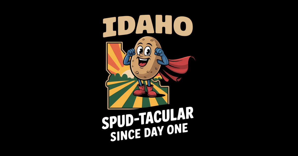 Idaho Spud-Tacular Since Day One Potato Farm - Idaho Spud - Sticker ...