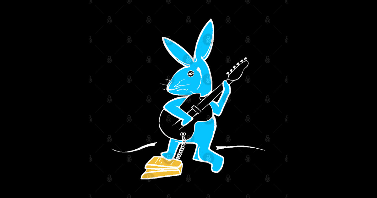 Funky Rabbit - Rabbit - Sticker | TeePublic