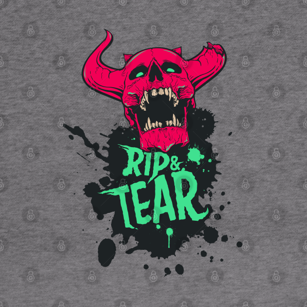 Rip & Tear - Doom - Hoodie | TeePublic