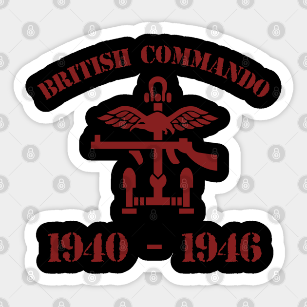 British commando - Ww2 Special Forces - Sticker | TeePublic
