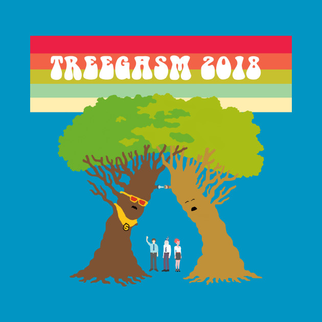 Treegasm 2018 - Ugly Americans - T-Shirt | TeePublic