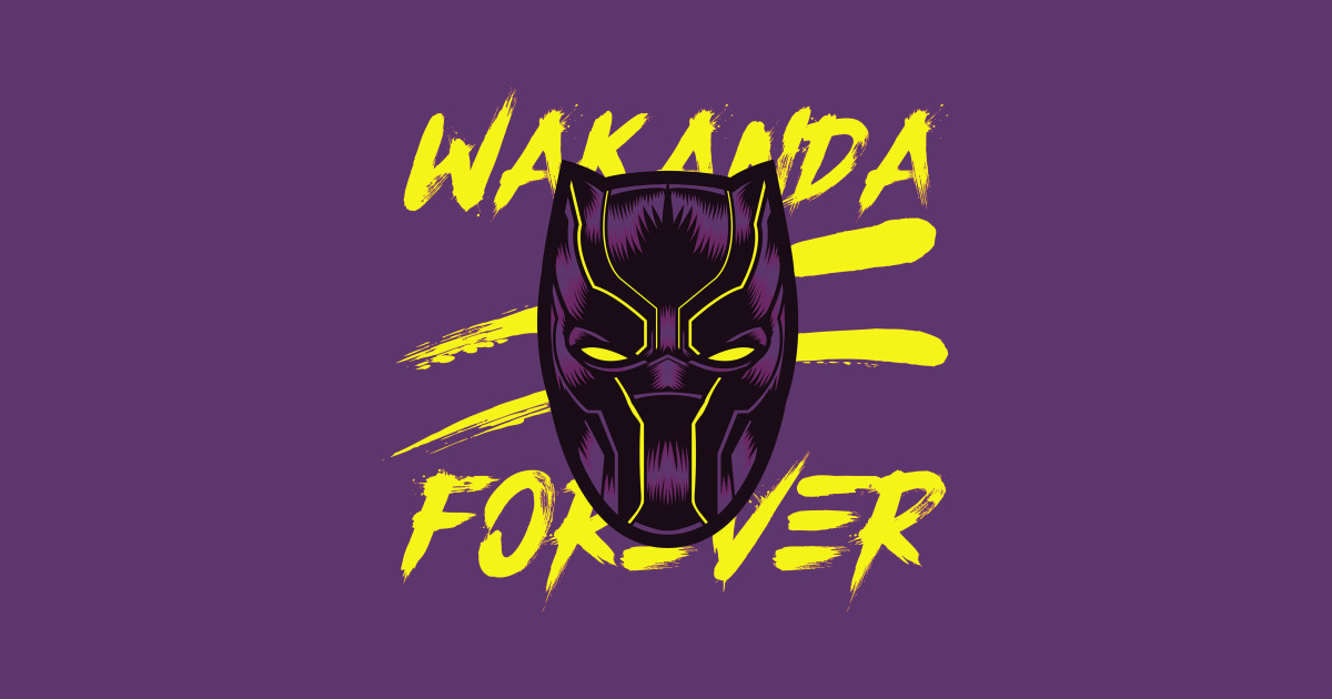 Wakanda Forever - RIP Chadwick - Wakanda Forever - T-Shirt | TeePublic