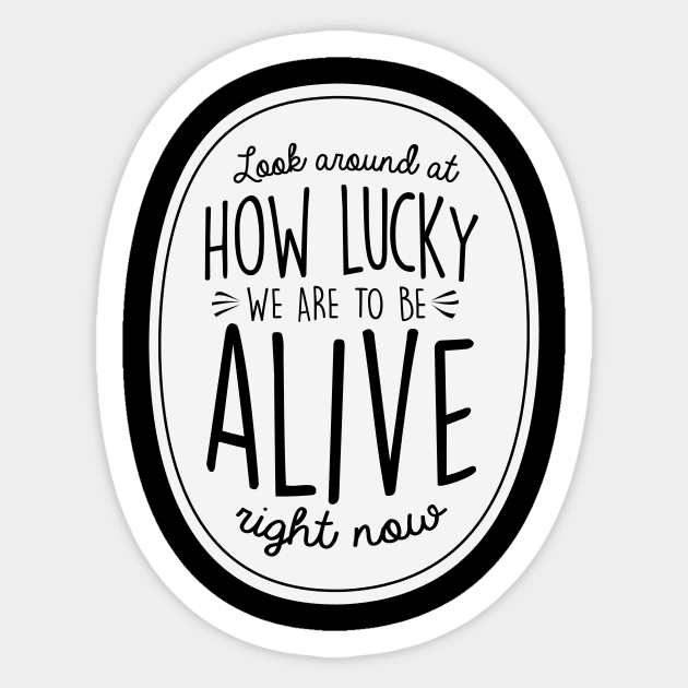 Look Around #1 - Alexander Hamilton - Sticker | TeePublic