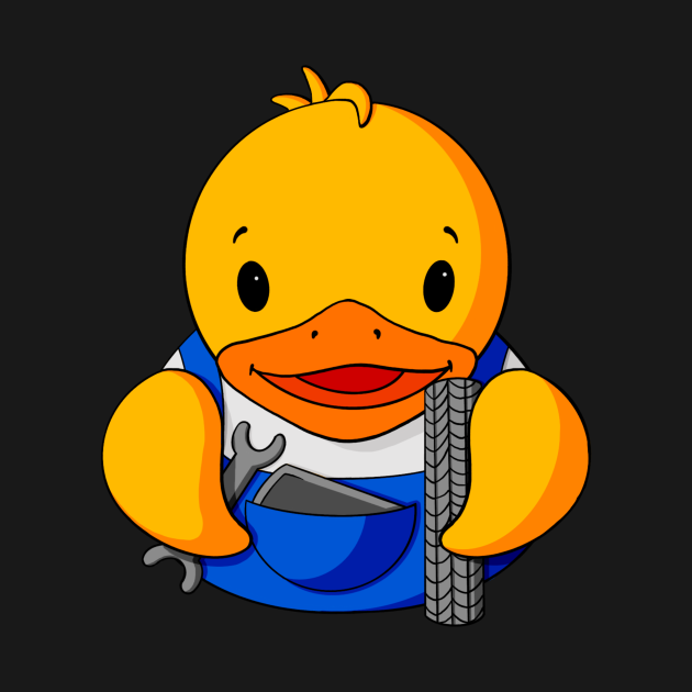 Mechanic Rubber Duck - Rubber Duckie - T-Shirt | TeePublic