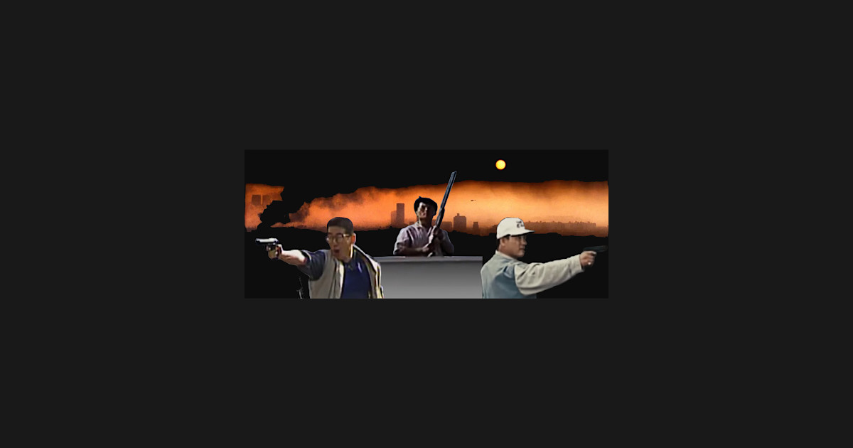 ROOFTOP KOREANS LA RIOTS 1992 - Rooftop - T-Shirt | TeePublic