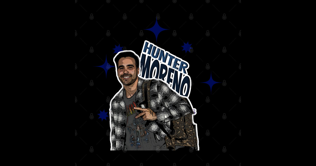 hunter moreno - Hunter Moreno - Sticker | TeePublic