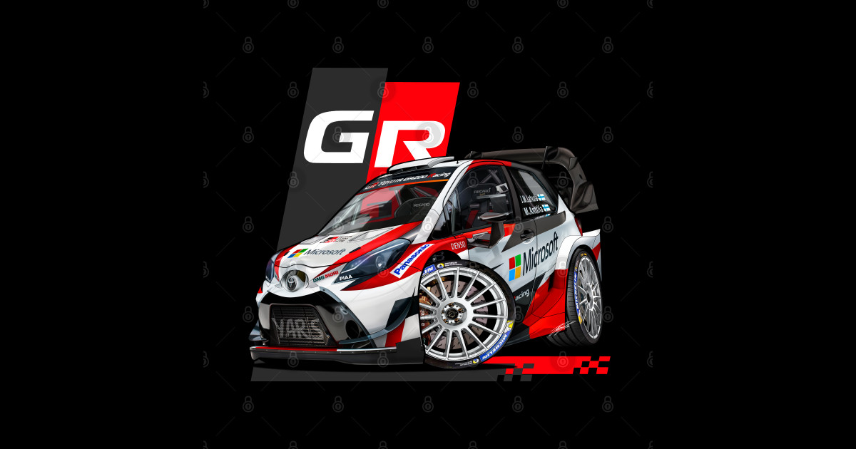 2017 Yaris Gazoo Racing - Yaris Wrc - Posters and Art Prints | TeePublic