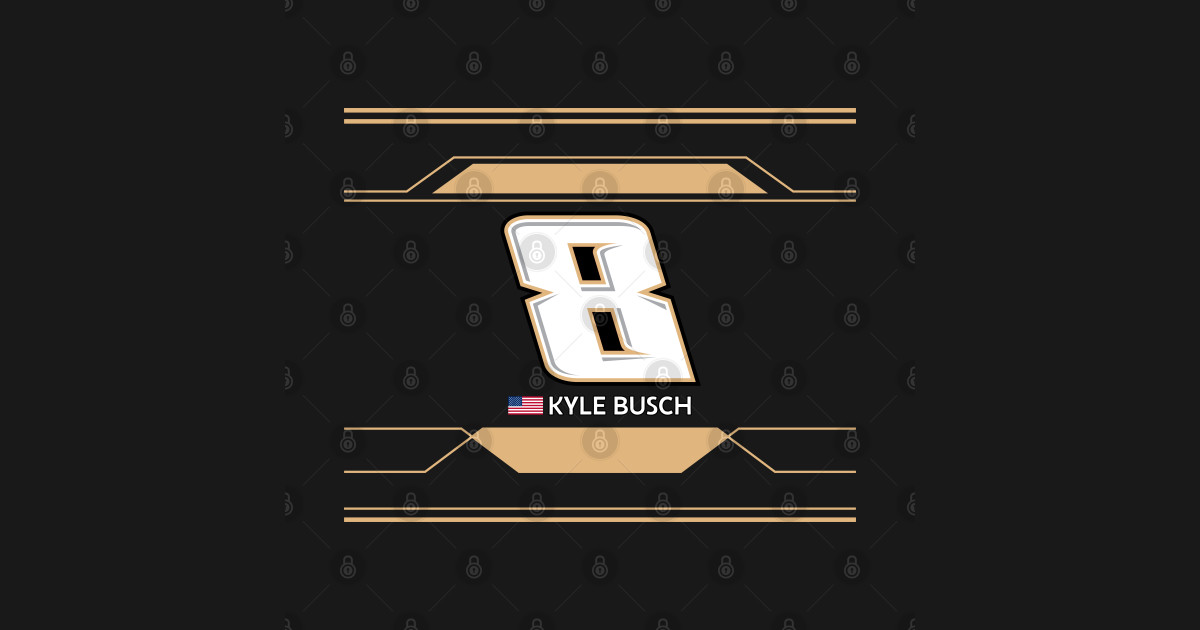 Kyle Busch #8 2023 NASCAR Design - Kyle Busch - T-Shirt | TeePublic