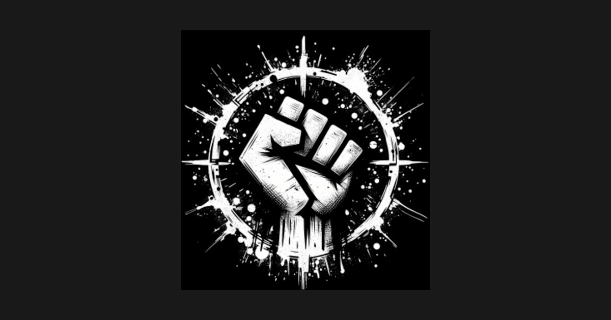 Defiant Fist: Anarchy Symbol - Anarchy Symbol - T-Shirt | TeePublic
