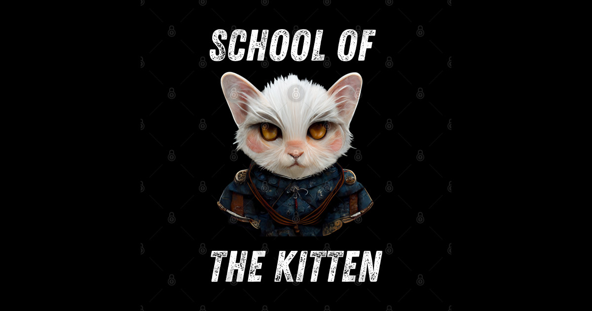School of the Kitten - Cat in Medieval Armor - Pet - Fantasy - Funny ...