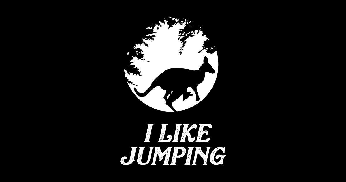 Kangaroo Jumping - Kangaroo - Sticker | TeePublic