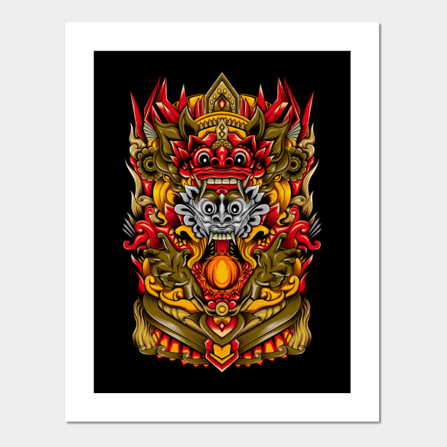 Barong and Rangda - Traditional Ritual Balinese - Posters and Art ...