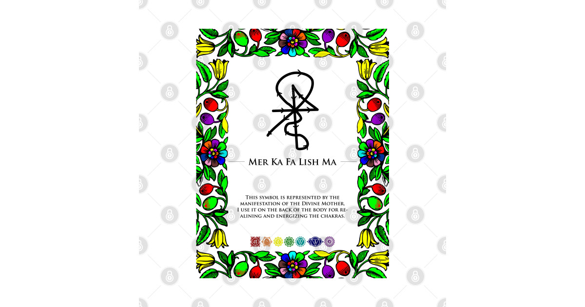 Mer Ka Fa Lish Ma Symbol - Reiki Symbol Karuna Shamballa Healing Symbol ...
