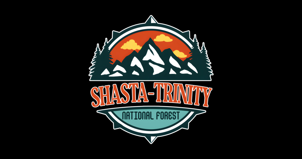 Shasta Trinity National Forest - Shasta Trinity - Sticker | TeePublic
