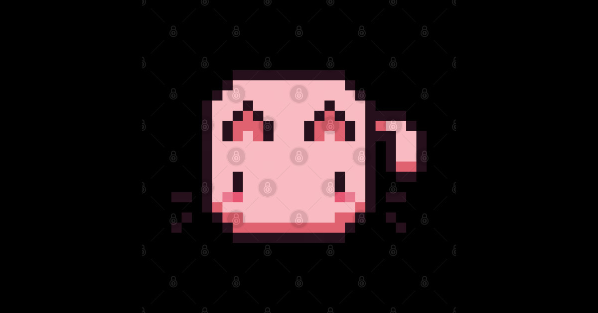 Pink Pixel Cat - Kawaii Retro Pixel Art - Pixel Art - Posters and Art ...