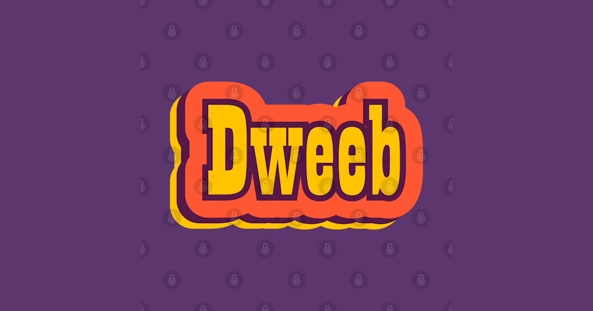 Dweeb Retro Typography, Vintage Slang Word - Dweeb - T-Shirt | TeePublic