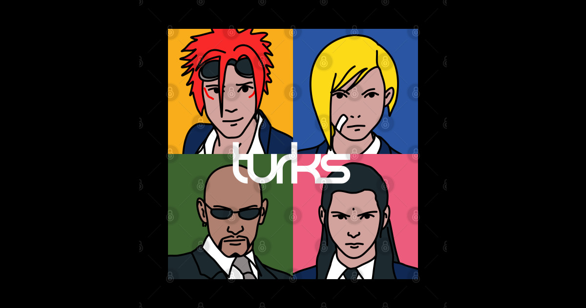 Turks (FF7 Remake) - Fantasy - Sticker | TeePublic