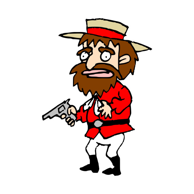 The Bushranger - Cartoon Bushranger - T-Shirt | TeePublic