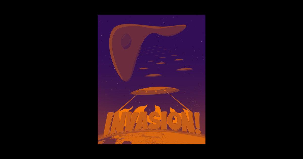 INVASION! - Invasion - Sticker | TeePublic