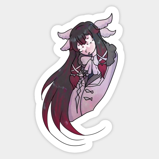 Genshin Impact Columbina Sticker And Others - Genshin Impact - Sticker ...
