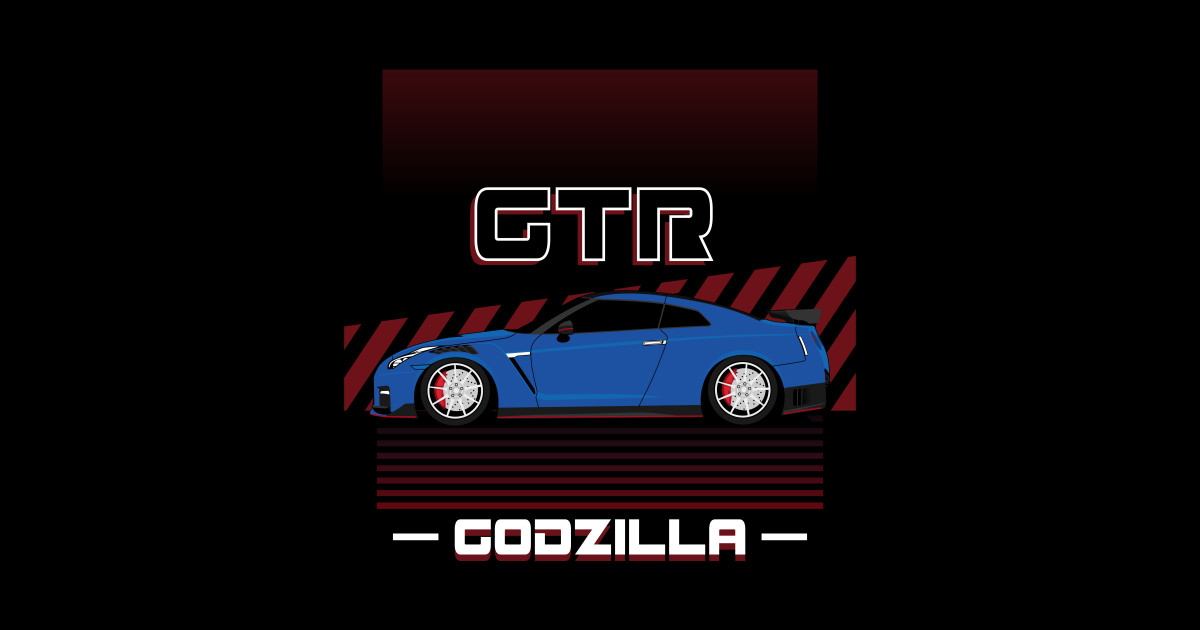GTR R35 Godzilla jdm style - Gtr R35 - Sticker | TeePublic