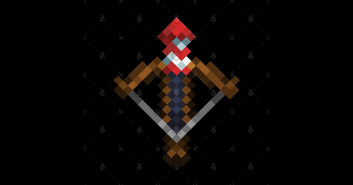Minecraft Firework in Crossbow - Minecraft - Magnet | TeePublic