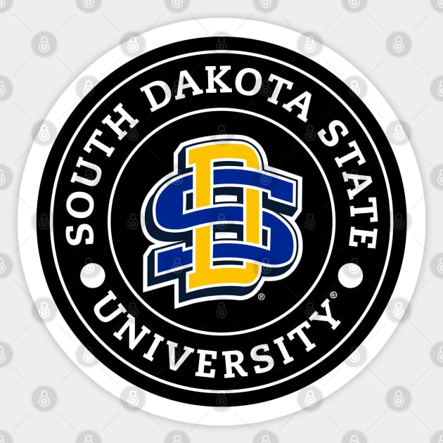 South Dakota State University - SD Wordmark - Sdsu - Sticker | TeePublic